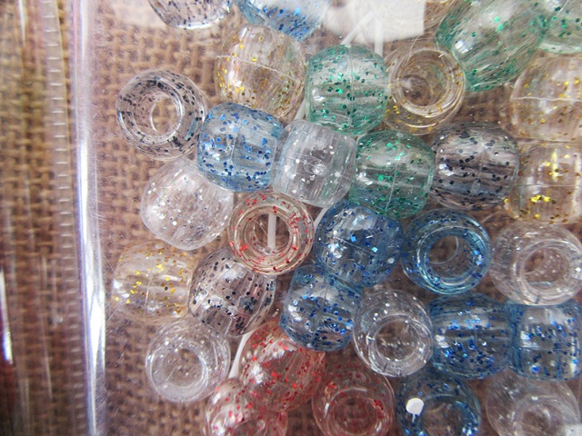 12Sheet x 50Pcs Pony Beads Hair Beads 12mm Dia Retail Pack Mixed [be-p ...