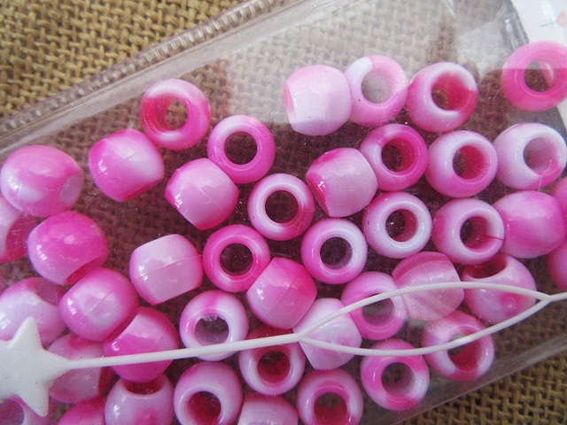 12Sheet x 50Pcs Pony Beads Hair Beads 12mm Dia Retail Pack Mixed [be-p ...
